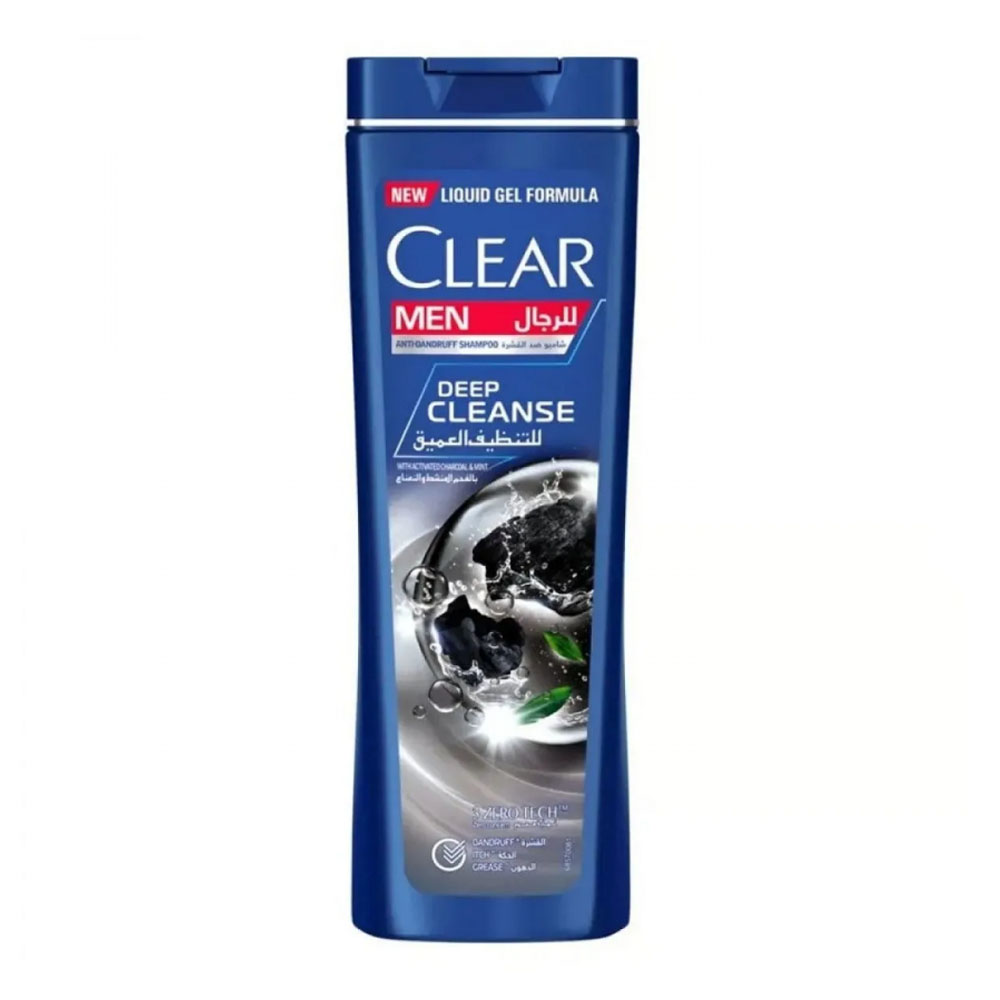 كلير شامبو ضد القشرة بالفحم المنشط والنعناع للتنظيف العميق 400 مل موديل ...